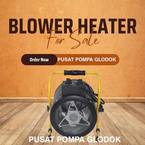 Jual blower pemanas ruangan heater 9kw 380v Blower Pemanas Kandang ...