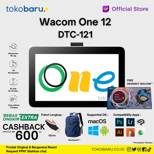 Promo Wacom One 12 DTC 121 Creative Pen Display Full HD Garansi resmi ...
