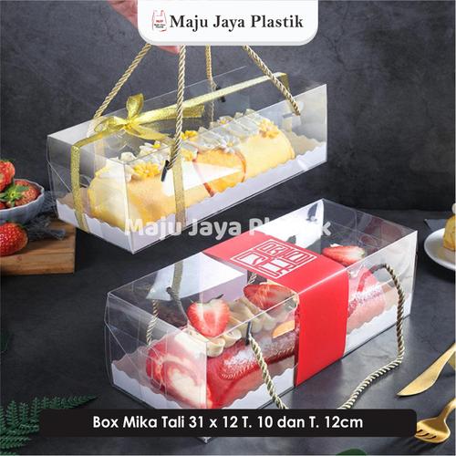 Promo Box Mika Kotak Alas Warna / Box Mika Handle Tali / Box Kue Mika ...