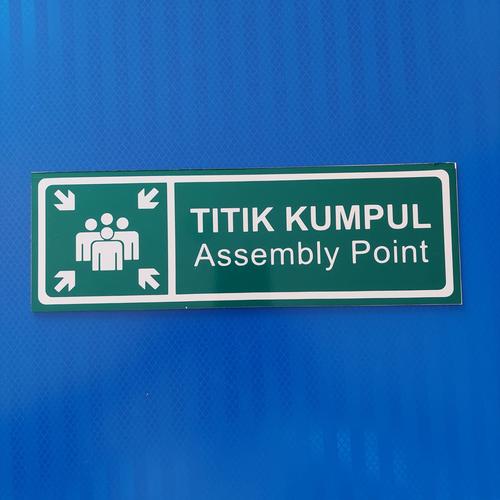Jual RAMBU RAMBU/SIGN/PENANDA TITIK KUMPUL UKURAN 10 X 30 Cm - Kab ...