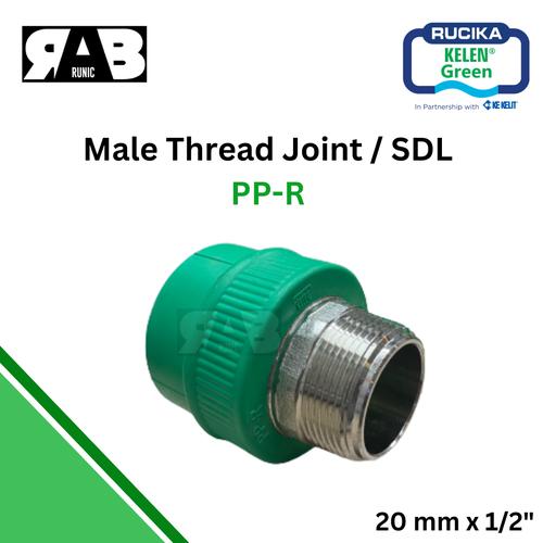 Jual Sok Drat Luar PPR |Pipa 1/2" (20 mm) x Drat 1/2"|- RUCIKA ...