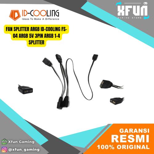 Jual Fan Splitter ARGB 5V 3Pin 1-4 Splitter Input port 1x Output port ...