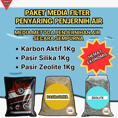 Promo Paket Hemat Penjernih Air Kuning Karbon Aktif Pasir SIlika ...