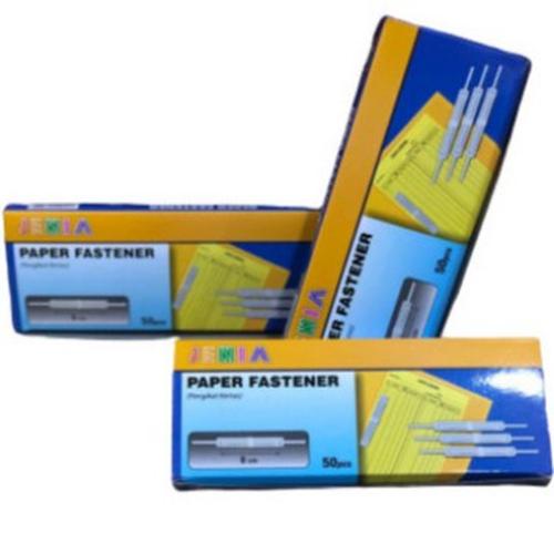 Jual Acco Paper Fastener JENIA Putih/Ako Plastik/Pengikat Penjepit ...