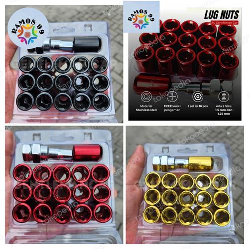 Jual Mur Baut Velg Racing Mobil Roda Mobil Lug Nut Anti Maling Bahan ...