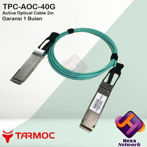 Jual Tarmoc TPC-AOC-40G-2M | Active Optical Cable QSFP+ 2 Meter ...