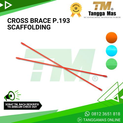 Jual CROSS BRACE P193 MERK SM 1.2 MM - FRAME SYSTEM -SCAFFOLDING ...