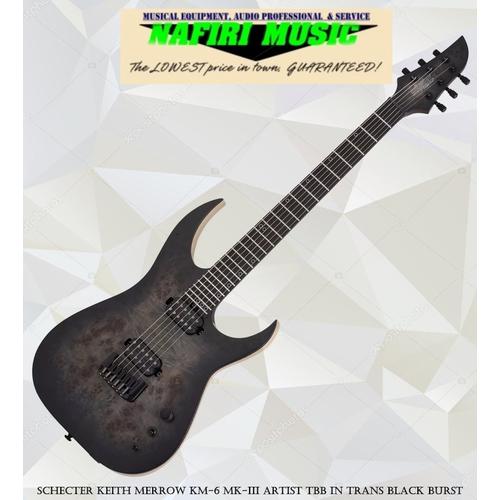 Jual Schecter Keith Merrow KM-6 MK-III Artist TBB in Trans Black Burst ...