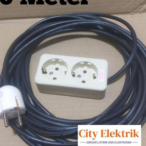 Jual KABEL LISTRIK STOP KONTAK JADI RAKITAN KABEL 10 METER + TERMINAL ...