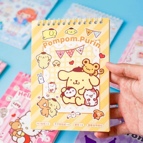 Promo Buku Sticker Anak Sanrio DIY Stiker Book Cute Kuromi Melody 24 ...