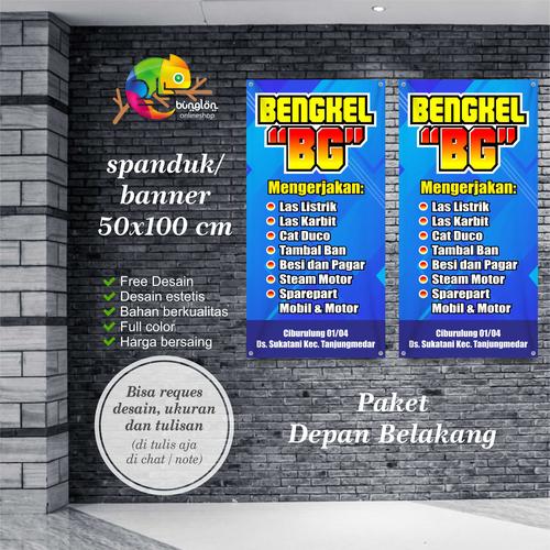 Jual Spanduk Banner Palng Bengkel Motor, Bengkel Las, Spanduk Bengkel ...