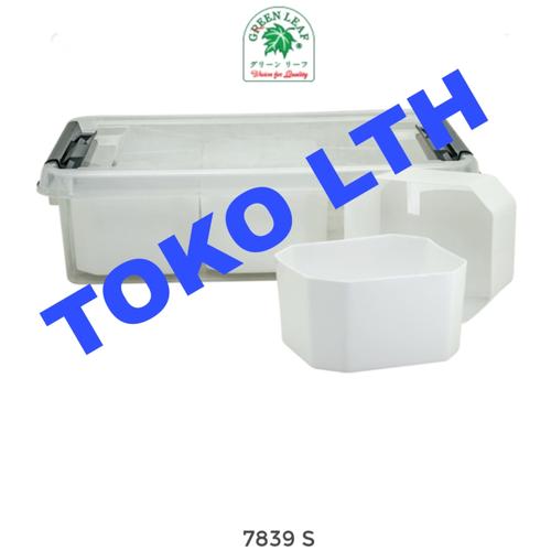 Jual SOLARIS 7839 S KOTAK BOX ORGANIZER SERBAGUNA WADAH PEMISAH GREEN ...