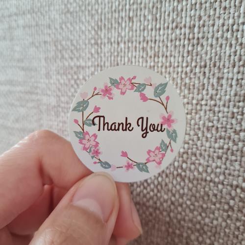 Jual Sticker round bulat thank you terimakasih - 3 cm - Kota Bandung ...