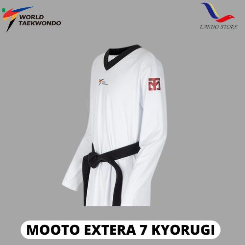 Jual MOOTO EXTERA 7 Kyorugi Uniform Dobok / DOBOK TAEKWONDO - KERAH ...