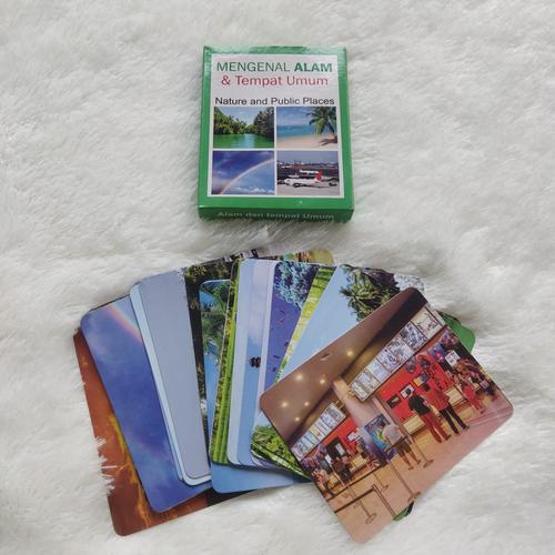 Jual Flash Card Mengenal Alam Dan Tempat Umum Kartu Pintar Edukasi Anak ...