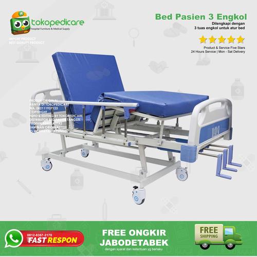 Jual Luna Life Bed Pasien 3 Engkol ABS | Tempat Tidur Ranjang Medis 3 ...