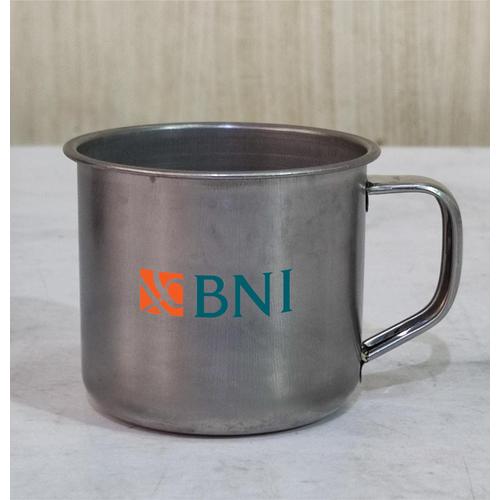 Jual Custom Mug Stainless Souvenir Desain Logo BANK BNI / Mug Custom ...