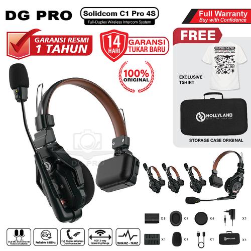 Jual Hollyland Solidcom C1 Pro 4S Full-Duplex Wireless Intercom System ...