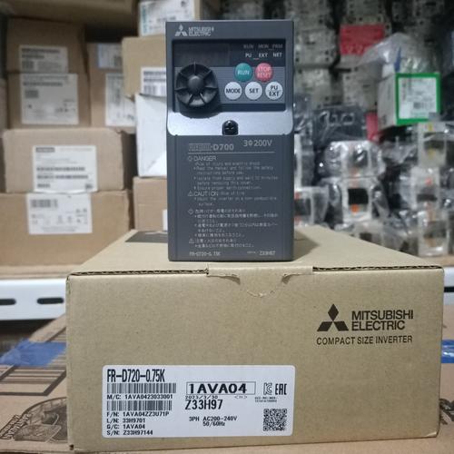 Jual FR-D720-0.75K INVERTER MITSUBISHI ELECTRIC 220V 3P 0.75K MADE IN JAPAN - Kota Bandung ...