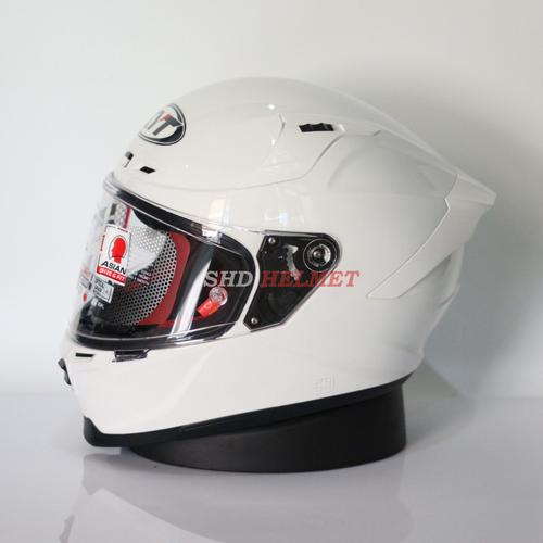 Jual Helm KYT Striker Plain White Putih Polos Solid - XL - Kab. Demak - SHD-Helmet | Tokopedia