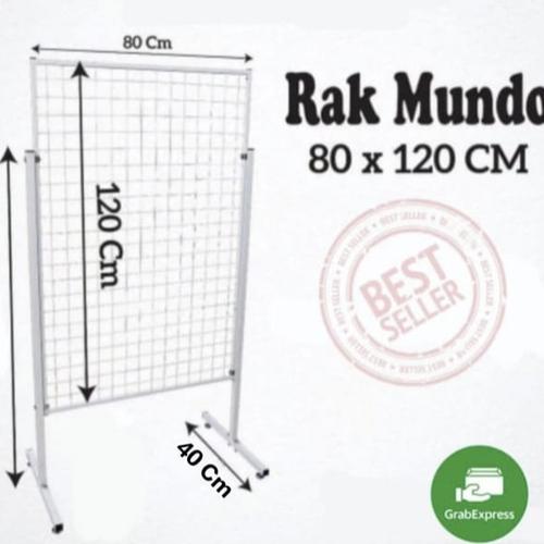 Jual Rak Bingkai 80x120 cm + Tiang Mundo Ram Besi Pajangan Kuat dan ...