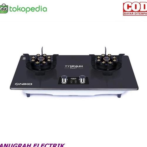 Jual NIKO KOMPOR GAS TANAM KACA 2 TUNGKU LIPAT + TIMER TITANIUM FLIP ...