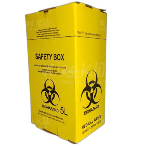 Jual Safety box tempat limbah medis 5l 8l 12,5l perpcs - Ukuran 8 liter ...