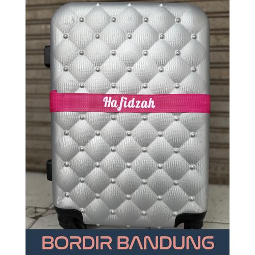 Jual SABUK PENANDA KOPER CUSTOM NAMA UMROH HAJI TRAVELLING - Ungu ...
