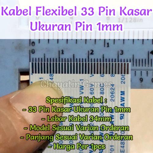 Jual Kabel Flexibel 33 Pin Kasar Model & Panjang Varian - Ukuran Pin 1 ...