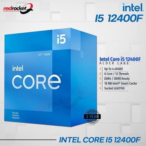 Jual Intel Core i5 12400F Box 4.4Ghz INTEL GEN 12th LGA1700 Alder Lake ...