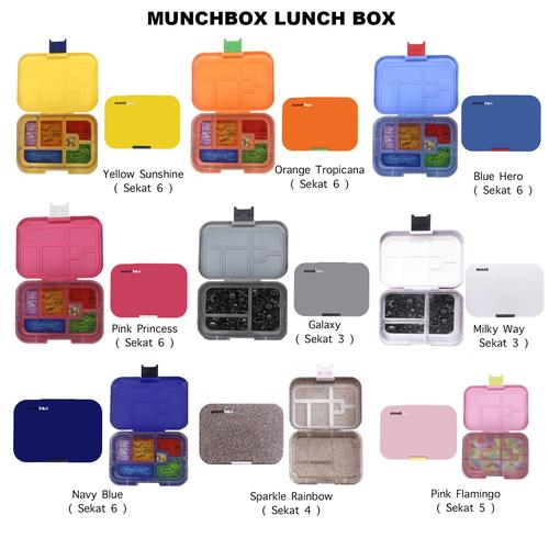 Jual Munchbox Lunch Box Bento - SmallDefectNavy, Luncbox 1 Tray ...
