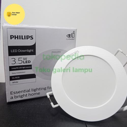 Jual LAMPU PHILIPS DOWNLIGHT LED DL 190B ERIDANI G2 3,5WATT 3 INCH 3"-putih - netral - Jakarta ...