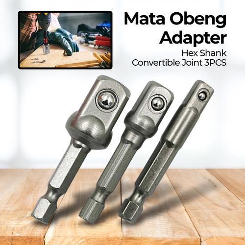 Jual Mata Bor Obeng Socket Adapter Kunci Hex 3pc Converter Sock 1/2 3/8 ...