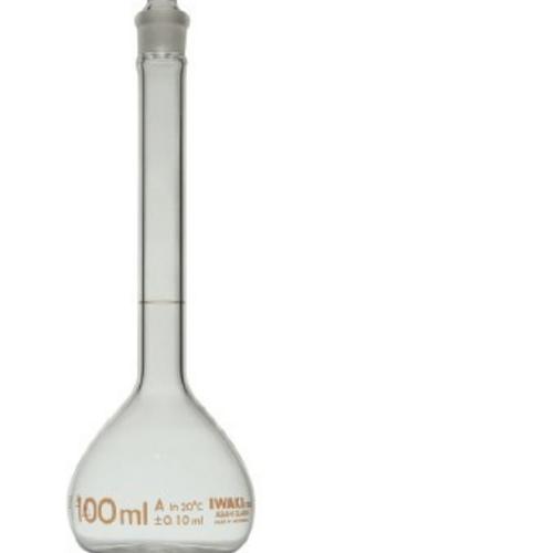 Jual Labu Takar dengan Tutup IWAKI - Volumetric Flask with Glass ...