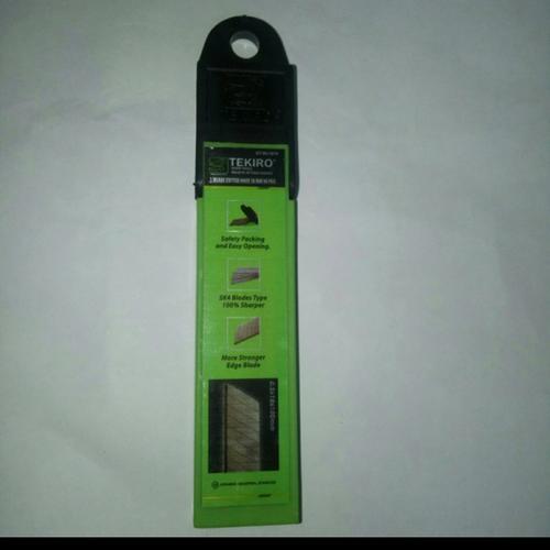 Jual isi cutter besar 18 mm tekiro (isi 10 pcs) / refill cutter besar ...