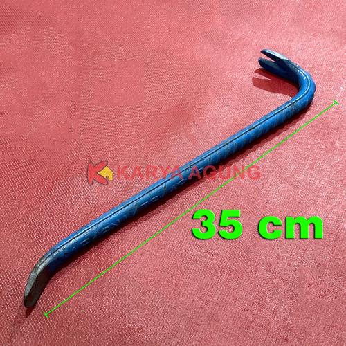Jual Linggis Besi Cabut Paku Panjang 35cm / Alat Congkel Buka Paku 35 ...