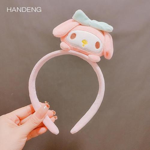 Jual Bando Boneka Sanrio Headband Kuromi Cinamoroll Melody Halus Lembut ...