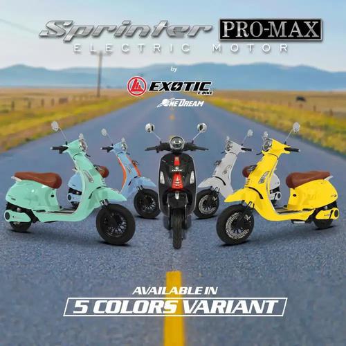 Jual Electric Motor SPRINTER PRO MAX by Exotic Sepeda Motor Listrik ...