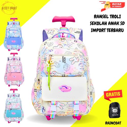 Jual tas koper anak perempuan sd remaja gambar lucu import anti air ...