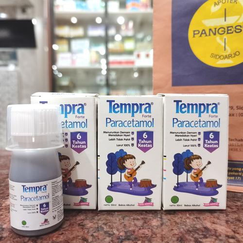Jual Tempra Forte Syrup 30 ml / Rasa Anggur Grape / Paracetamol 250mg ...