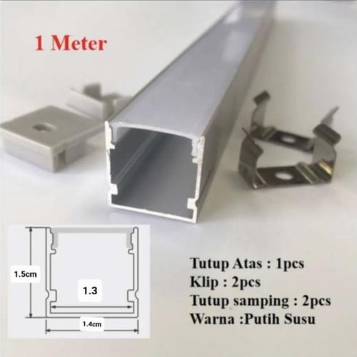 Jual Kap Housing Led Strip Alumunium 1 Meter XT-55 (REGULER) - Kab ...