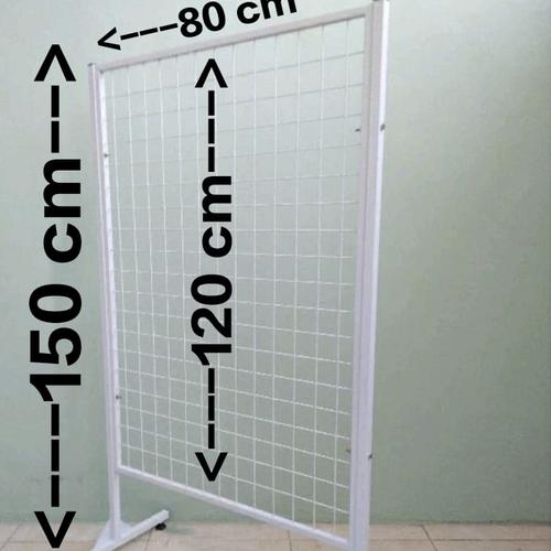 Jual Rak Bingkai 80x120 cm + Tiang Mundo Ram Besi Pajangan Kuat dan ...