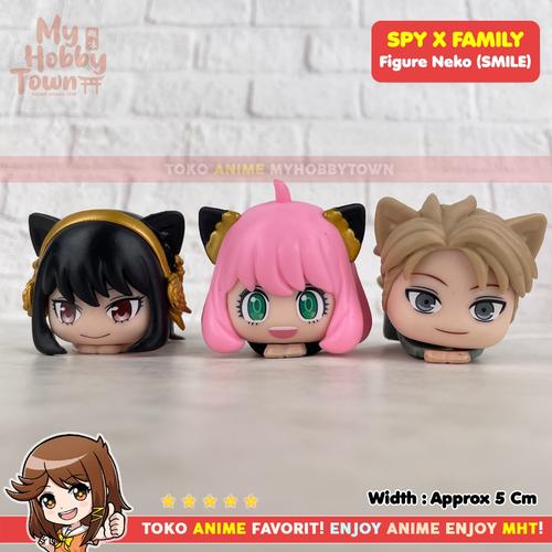 Jual Figure Anime Spy x Family Neko Cat Anya Loid Yor Forger Smile ...