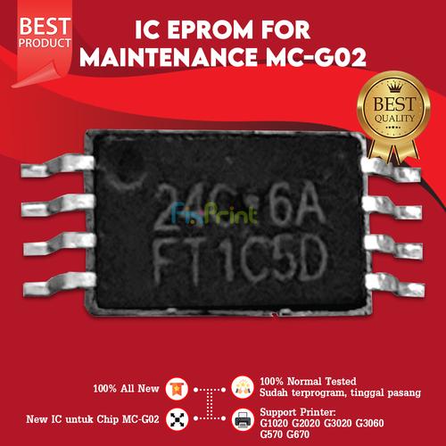 Jual IC Eprom Pada Chip MC-G02 Maintenance Cartridge Canon G1020 G2020 ...