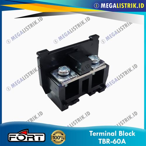 Jual Fort Terminal Block TBR-60A / TEND Blok 60 Ampere Din Rail CBR-60 - Kota Surabaya ...