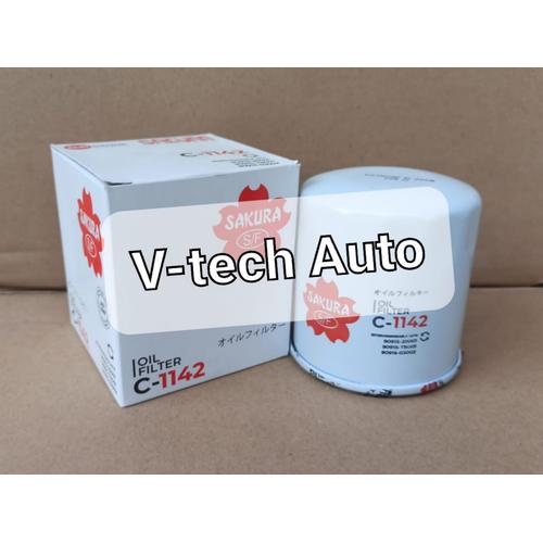 Jual Oil Filter Oli Toyota Innova Diesel Fortuner C-1142 C1142 Sakura ...