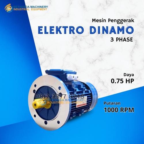 Jual Dinamo 0.75 HP 0.55Kw ADK Motor Induksi Dinamo 0.75Hp 3 Phase ...