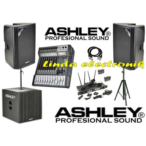Jual paket sound system ashley act600pro subwoofer ashley zoom 115 act ...