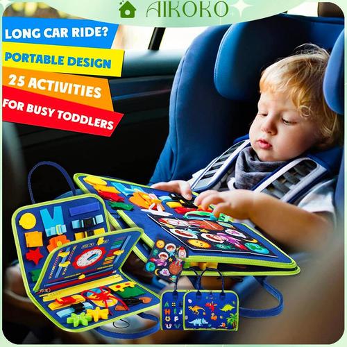 Jual Kids Montessori 25-IN-1 Mainan Papan Busyboard Untuk Perkembangan ...