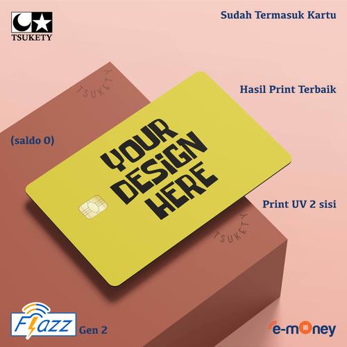 Jual kartu emoney flazz custom desain foto hadiah - Emoney mandiri ...
